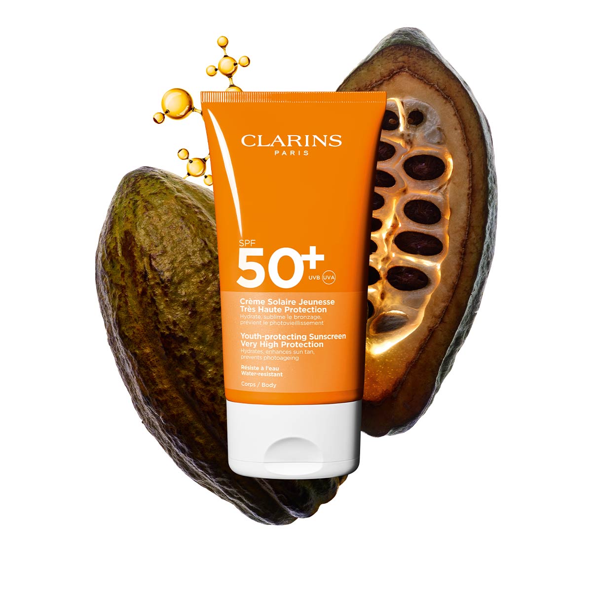 Youth-protecting Sunscreen High Protection SPF50+ | CLARINS®